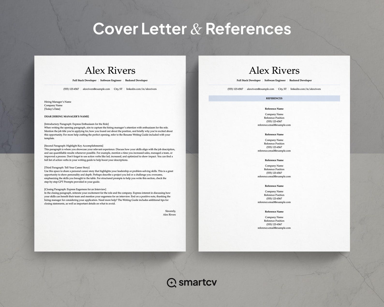 ATS Friendly Resume Template for Software Developer, Engineer, ATS ...