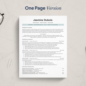 Ats-friendly Resume Template: Modern CV With Cover Letter (google Docs ...