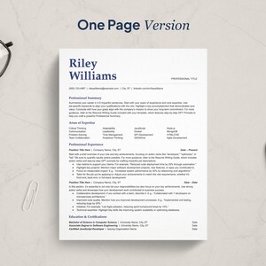 Software Developer Resume Template Editable in Google Docs, Word and ...