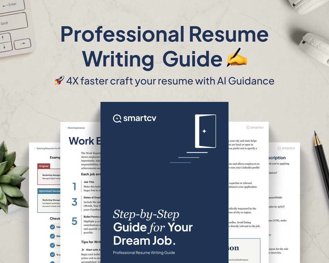 Professional ATS Friendly Resume Writing Guide | Step-by-step Resume ...