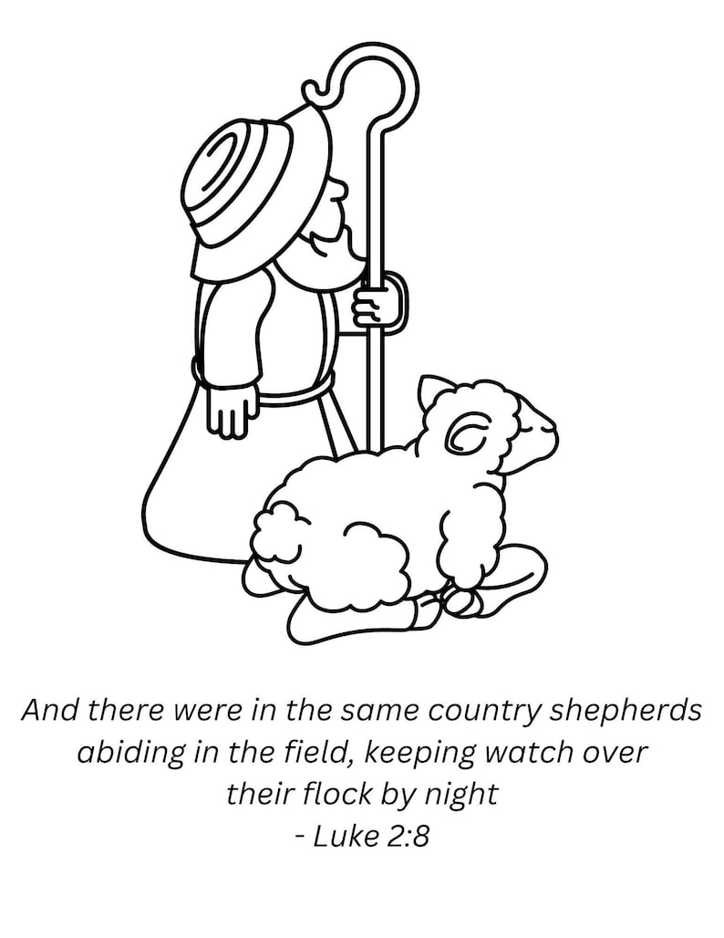 Coloring Pages|christian Coloring Pages|christmas|bible Verse Coloring ...