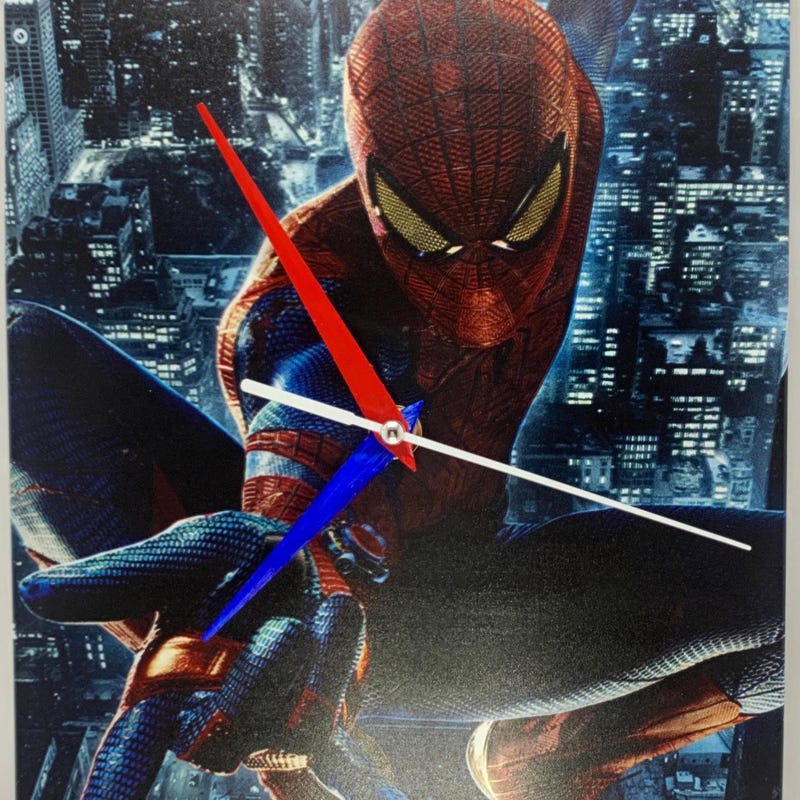 Spiderman Clocks - Etsy