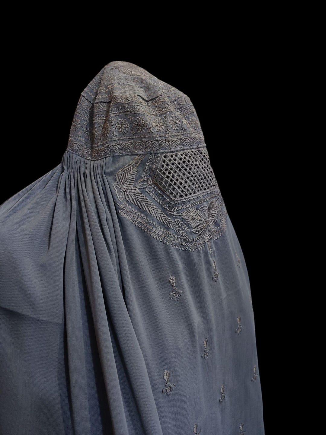 Afghan Burqa: Traditional Islamic Veil, Topi Burka, Khimer, Niqab - Etsy