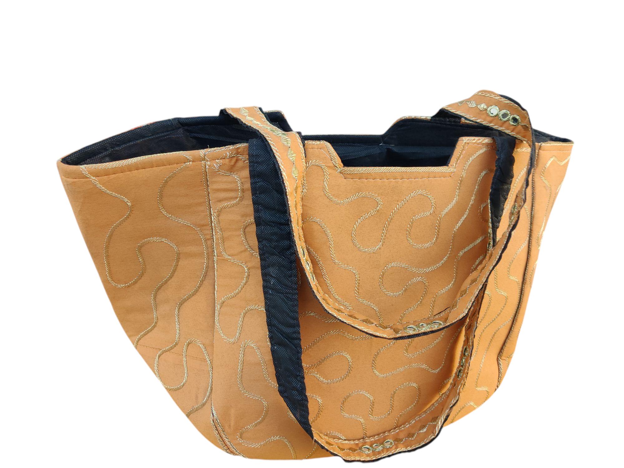 Kashmiri Embroidered Tote Bag: Chic Ethnic Purse With Zipper - Etsy