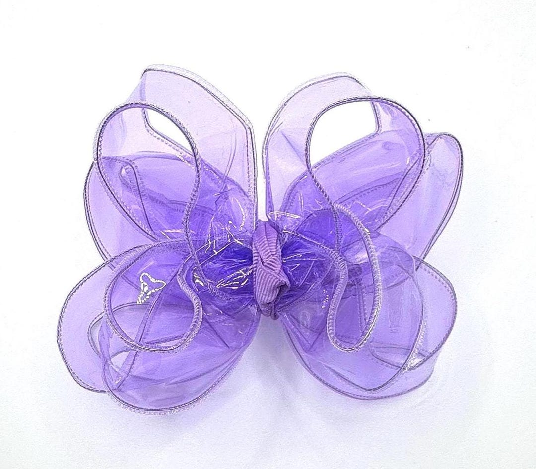 Pool Bows, Jelly Bows, Waterproof Hairbows, Lavender Water Proof Bow ...