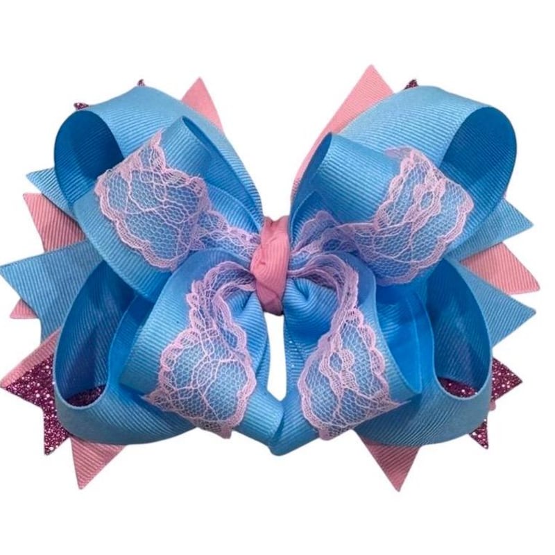Hair Bow Pink - Etsy