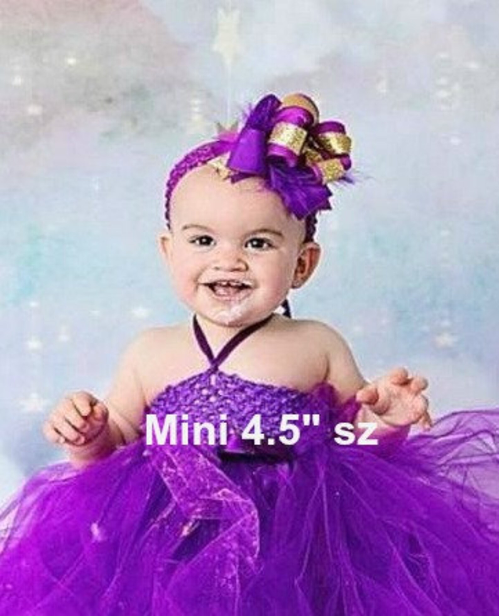 Girls Big Hair Bows Big White Bow Ott Hair Bow White Etsy Uk