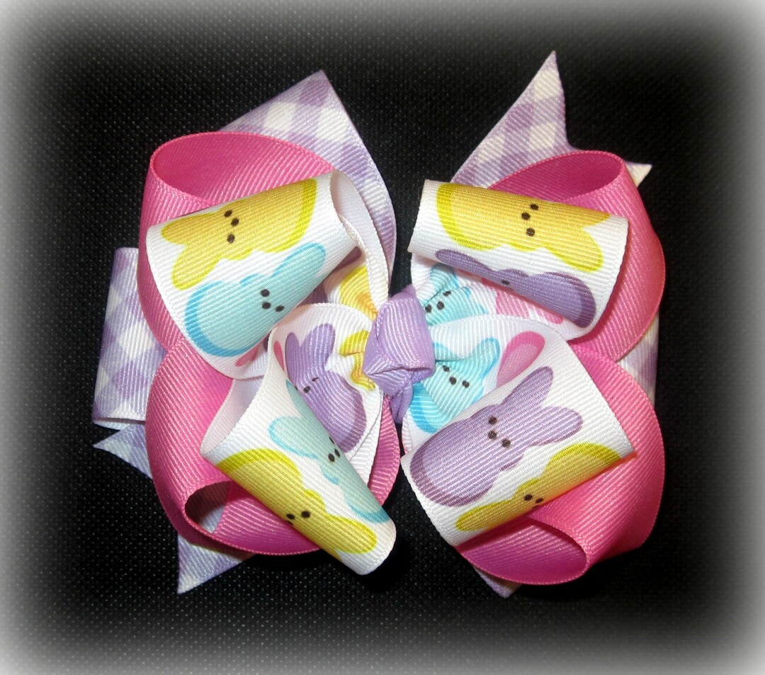 Easter Hairbow, Bunny Bow, Baby Easter Headband, Easter Bunny Bows ...