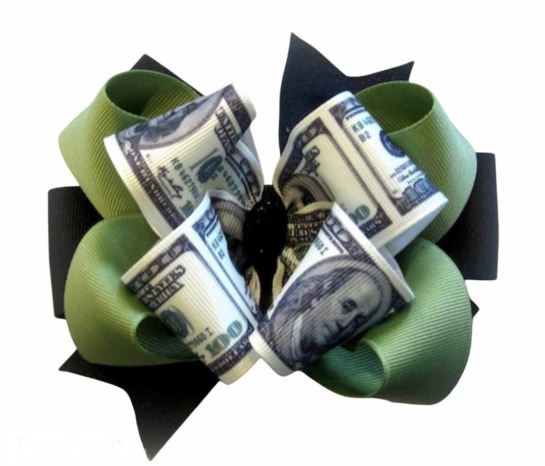 Money Hair Bow, 100 Dollar Bill, Hairbows, Girls Hair Bows, Ben ...
