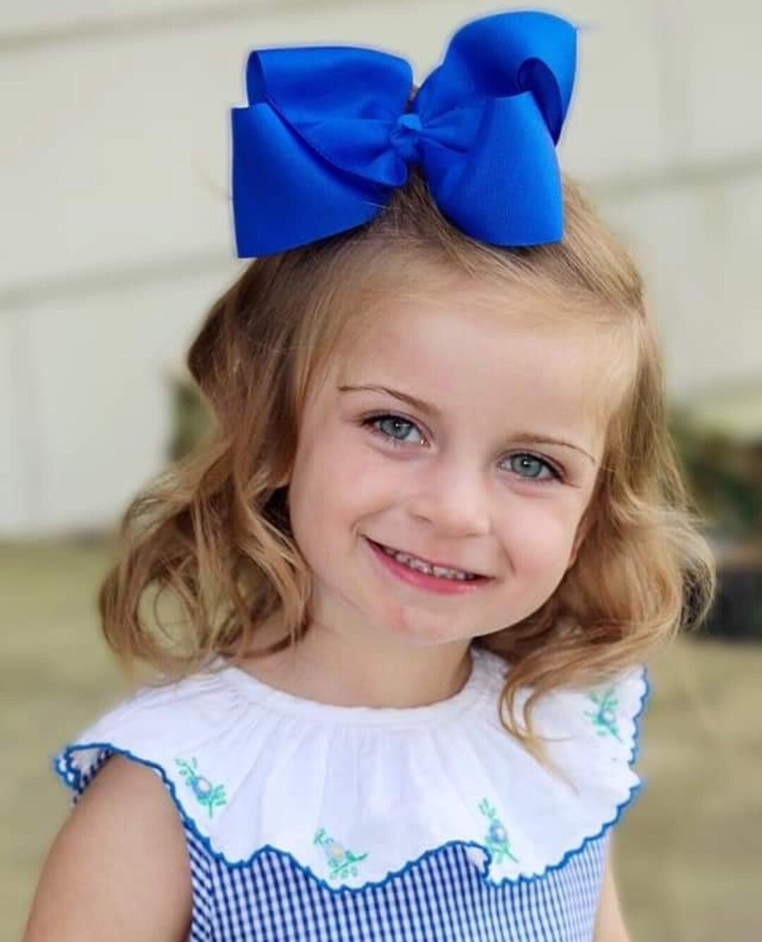 Hair Bows, Big Hairbows, Girls 5 Inch Bow, You Pick Colors, Boutique ...