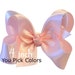 Ivory Satin Bow, Big Ivory Bow, 5 Inch and 4 Inch Bow, Girls Boutique ...
