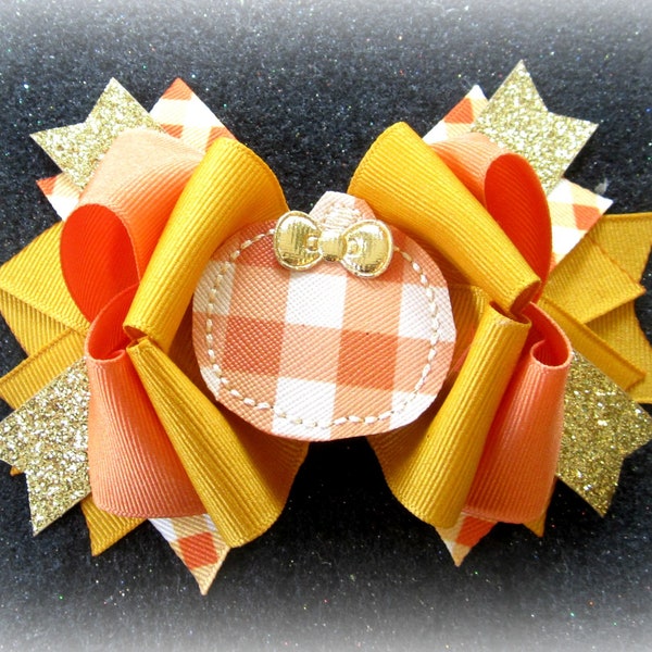 Fall Hair Bow - Etsy