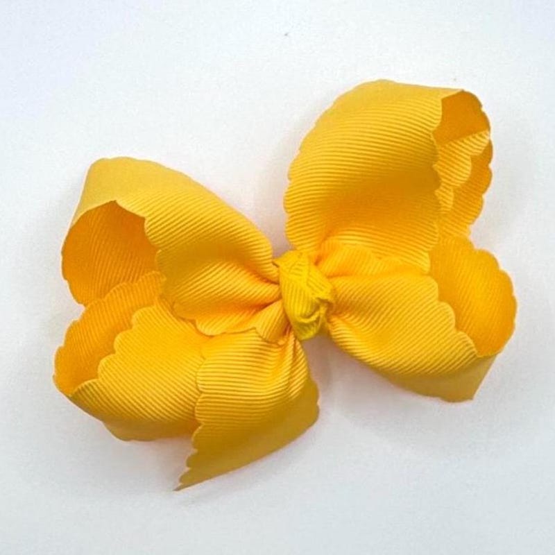Medium Yellow Hairbow - Etsy
