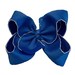 Blue Moon Stitched Hair Bow, Moonstitched Bow, Big 6" Bow, Large Bows ...