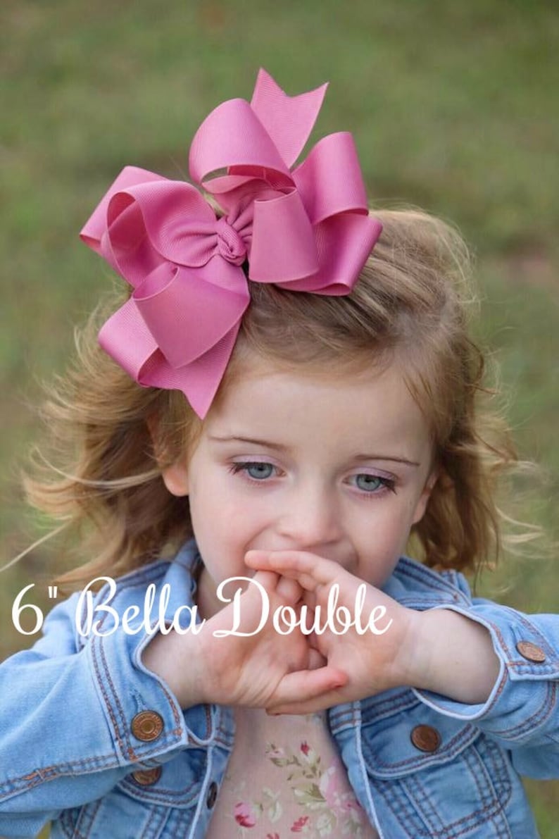 Girls Hair Bows Spring Hair Bow Easter Bows Large Bows - Etsy