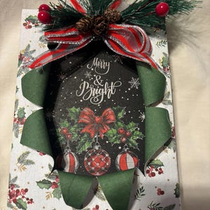 Busted Canvas Christmas Holly - Etsy