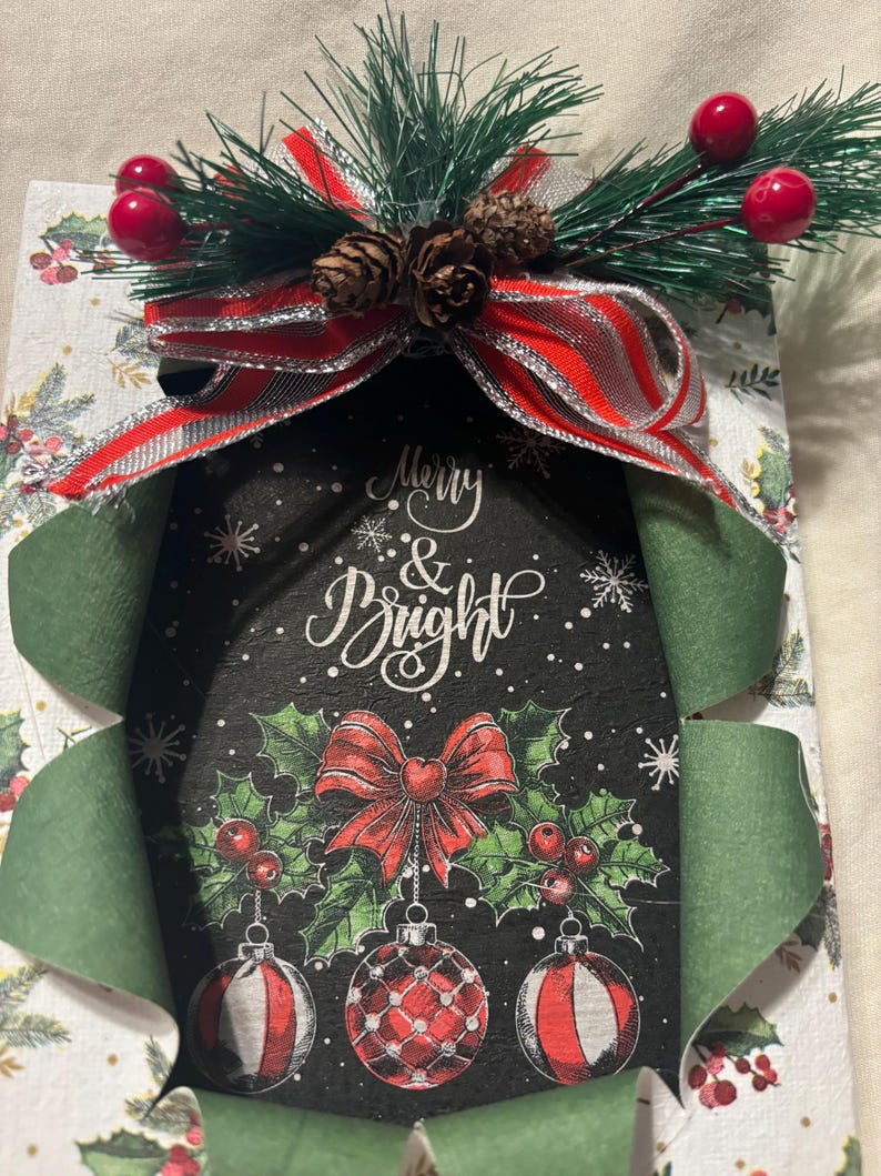 Busted Canvas Christmas Holly - Etsy