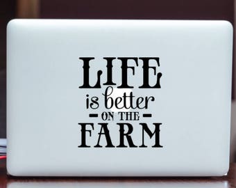 Support Your Local Farmer Decal, Tractor Sticker, Agricultural Decal ...