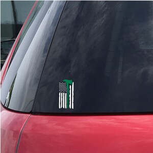 Forest Service Wildland Firefighter Axe Decal, Tattered Flag Car Decal ...