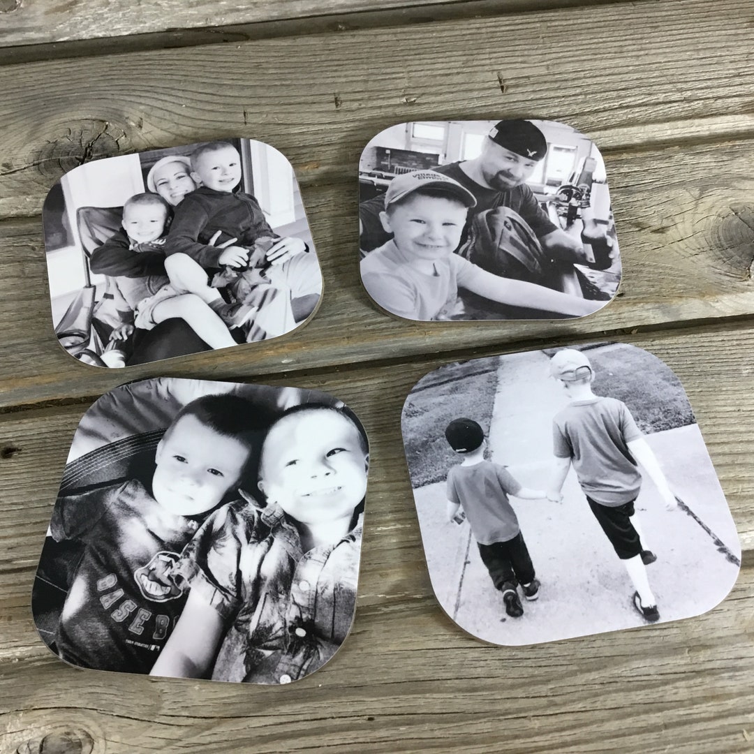 Personalized Coasters, Set of 4 Coasters, Photo Coasters - Etsy