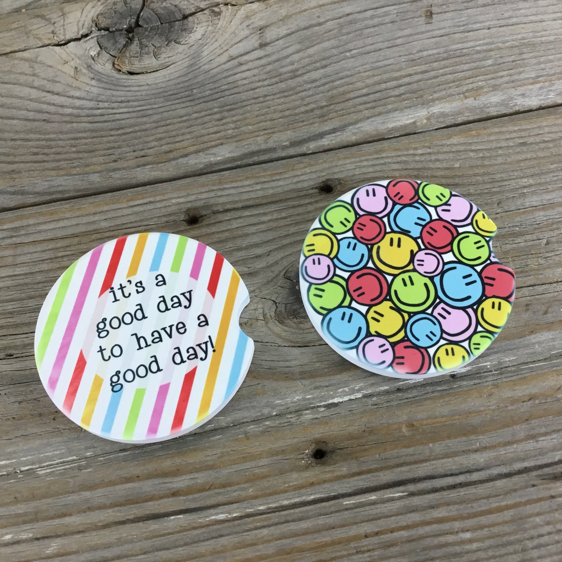 It's a Good Day to Have a Good Day Car Coasters Set of 2 - Etsy