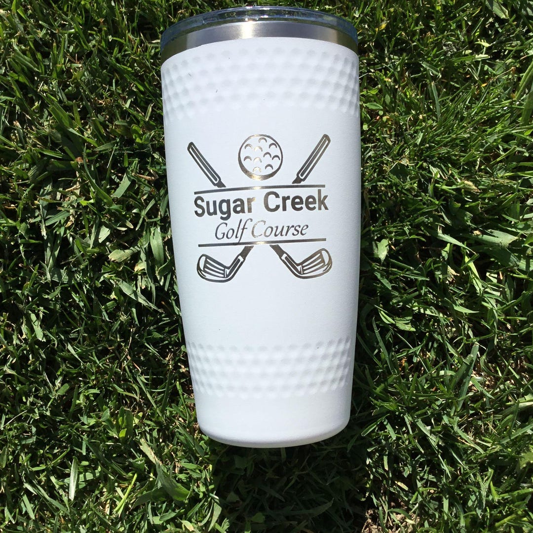 20 Oz Golf Ball Tumbler With Dimples - Custom Engraved – Golf Gift - Etsy