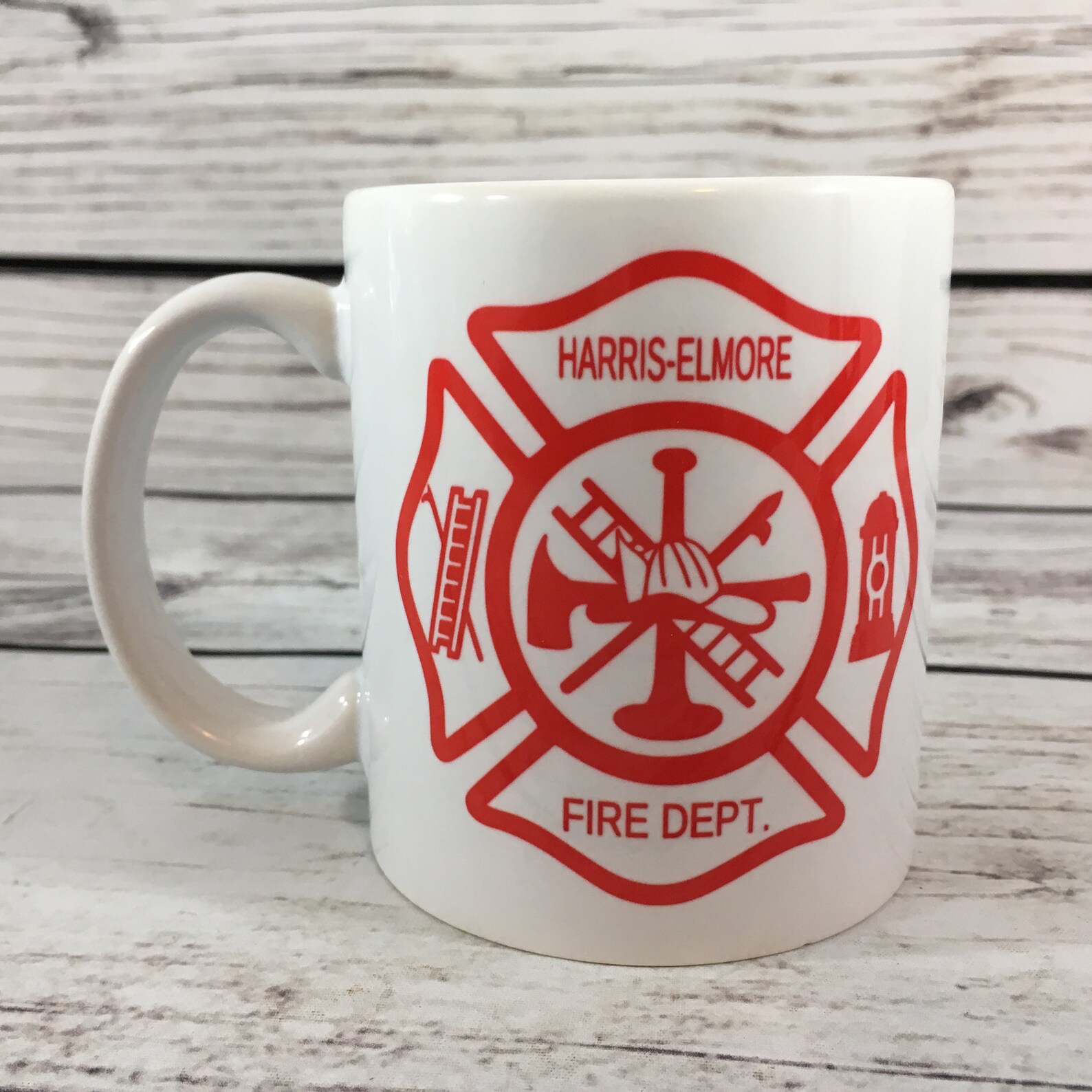Personalized Fire Department Coffee Mug - Etsy
