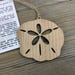 Sand Dollar the Seashore Treasure Story Card Ornament - Etsy