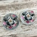 Pig Car Coasters, Set of 2 Car Coasters, Floral Pig Car Decor - Etsy