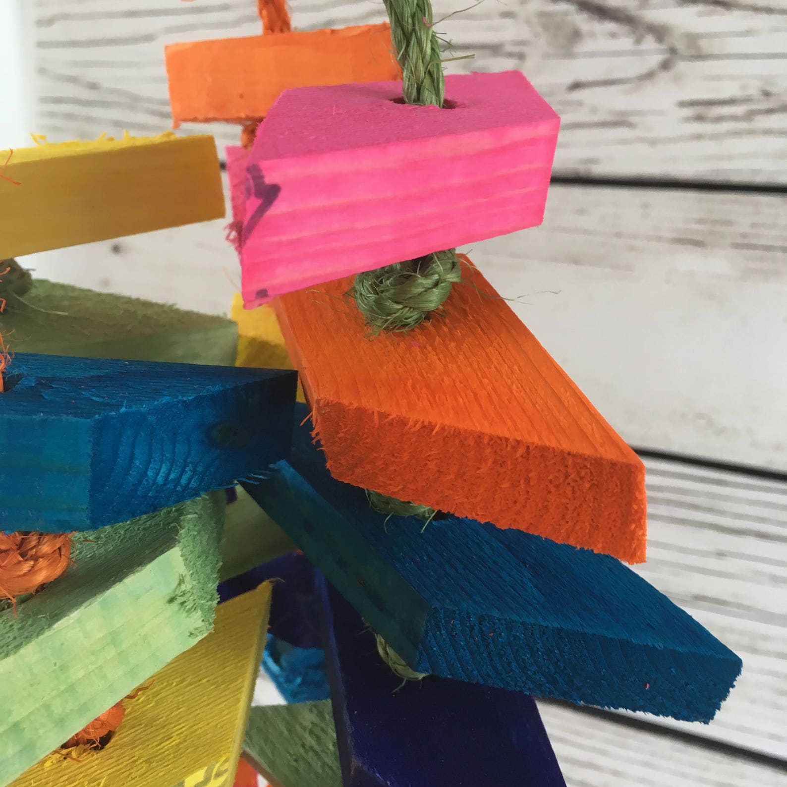 Large Parrot Toy Macaw Toy Samantha's Lazy Bird Large | Etsy