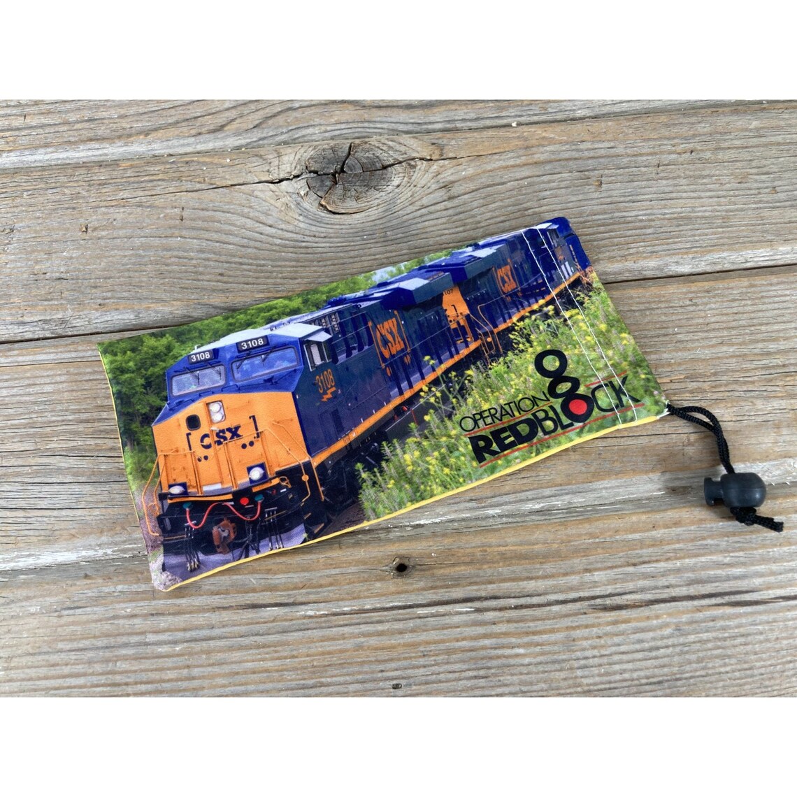 CSX Operation Redblock Drawstring Pouch Eye Glass Case - Etsy