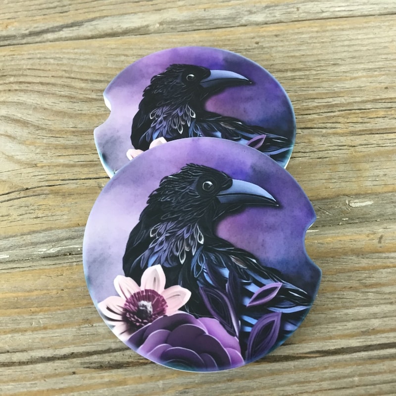 Raven Car Charms - Etsy