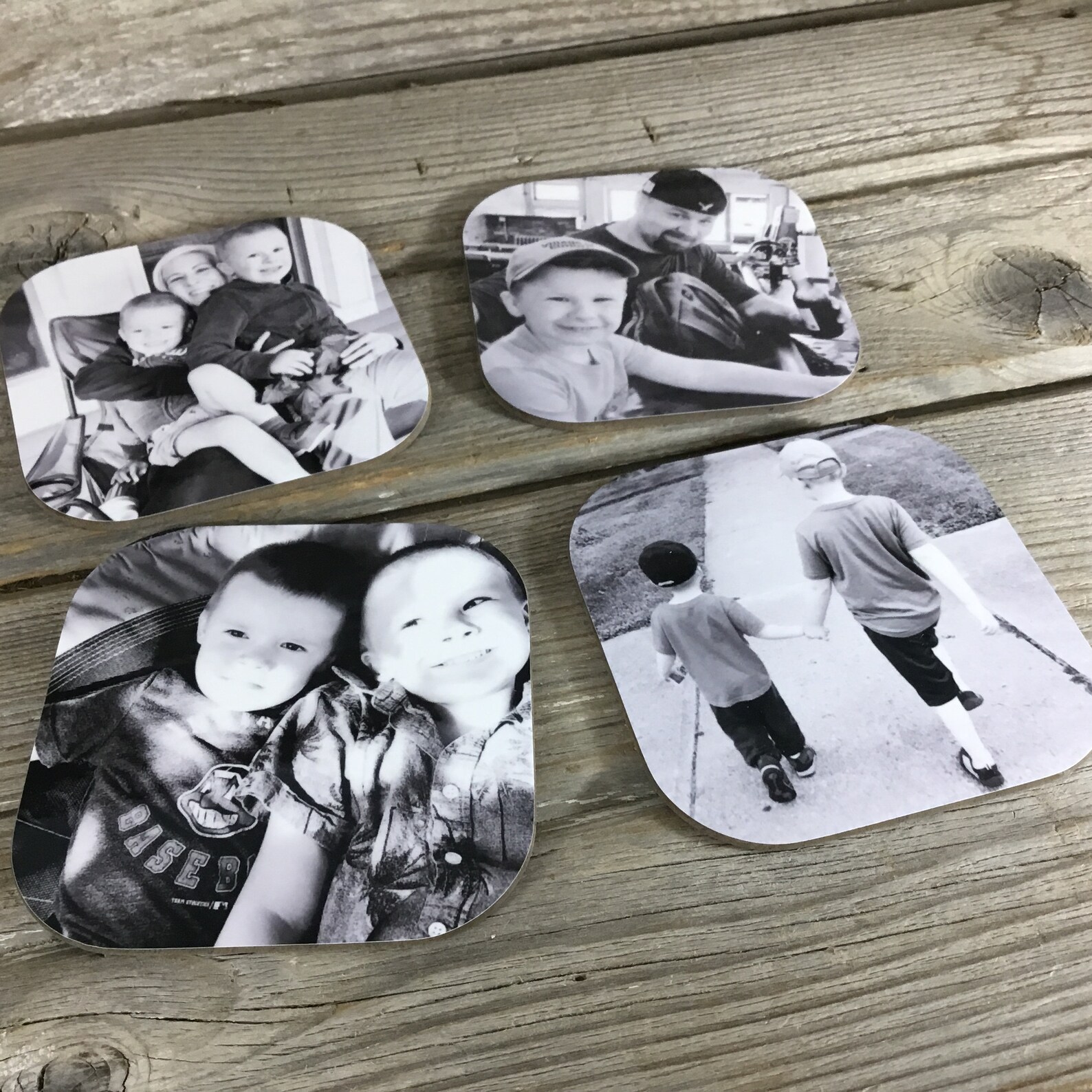 Personalized Coasters Set of 4 Coasters Photo Coasters | Etsy
