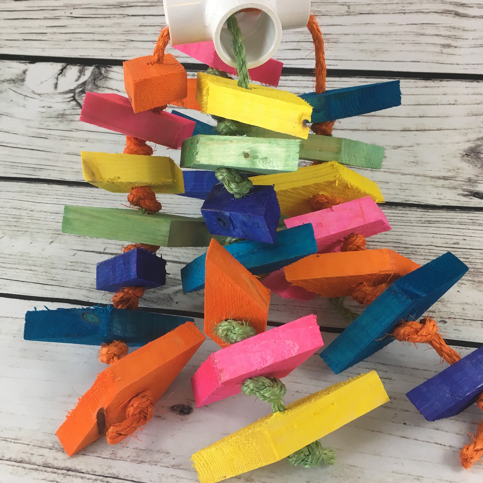 Large Parrot Toy Macaw Toy Samantha's Lazy Bird Large | Etsy