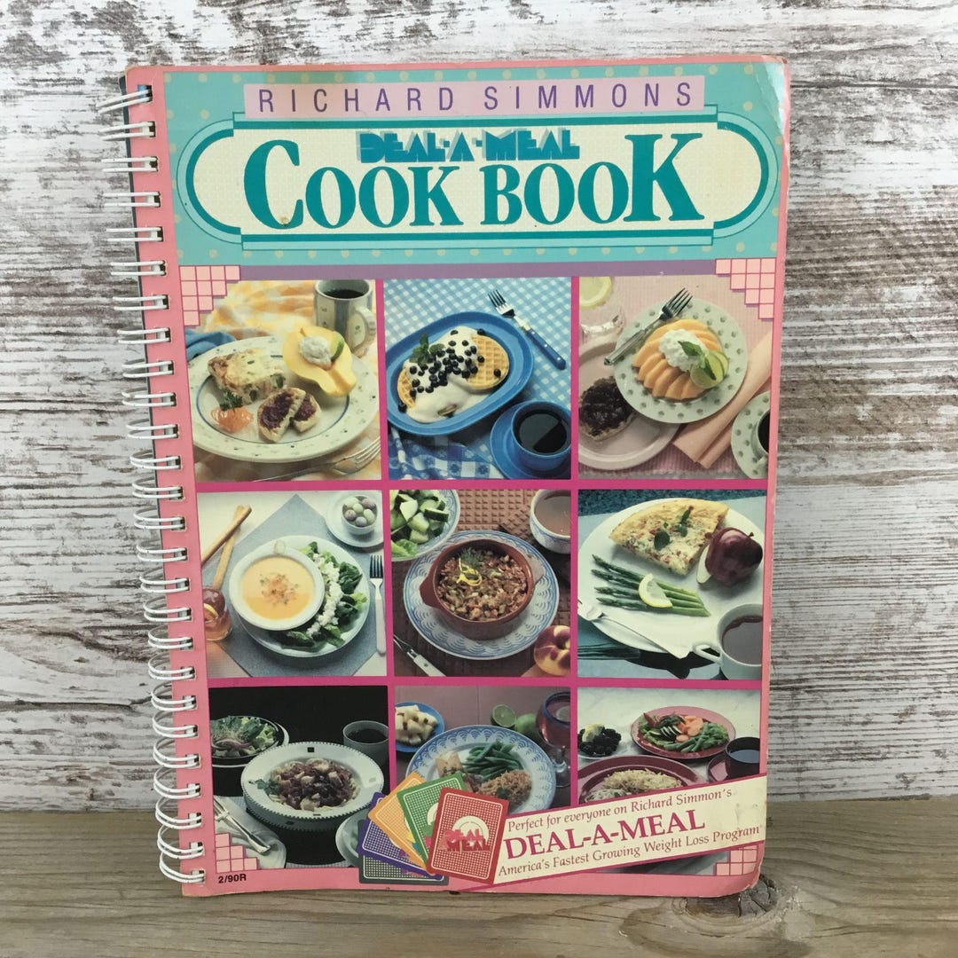 Richard Simmons Deal-a-meal Cookbook Spiral-bound Vintage Weight Loss ...