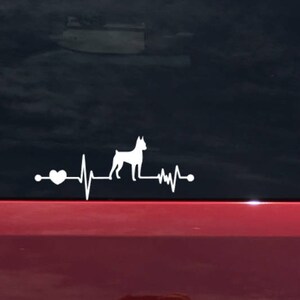 Min Pin, Miniature Pinscher, Decal, Car Decal, Dog Decal, Min Pin Decal ...