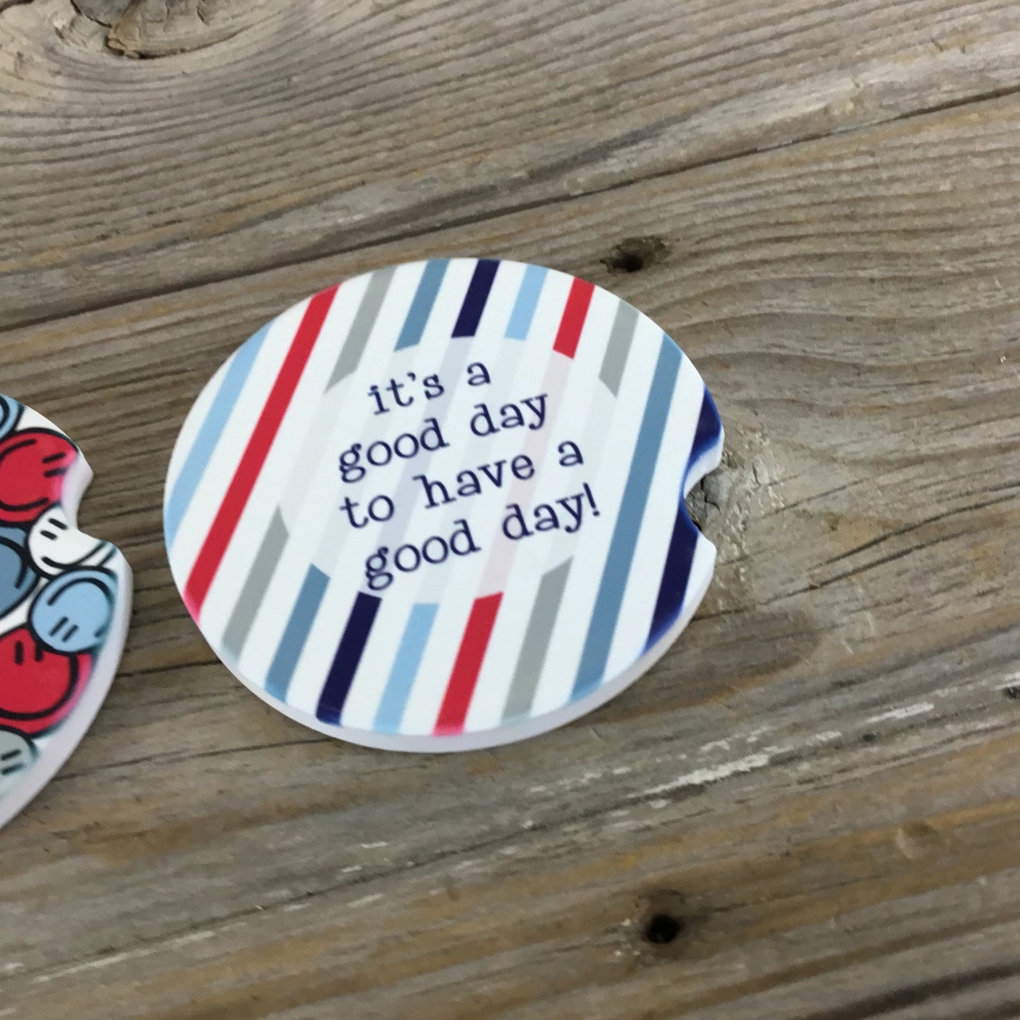 It's a Good Day to Have a Good Day Car Coasters Set of 2 - Etsy