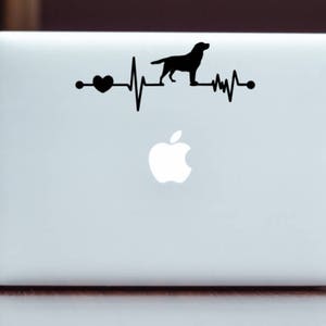 Labrador, Labrador Retriever, Labrador Sticker, Labrador Decal, Laptop ...