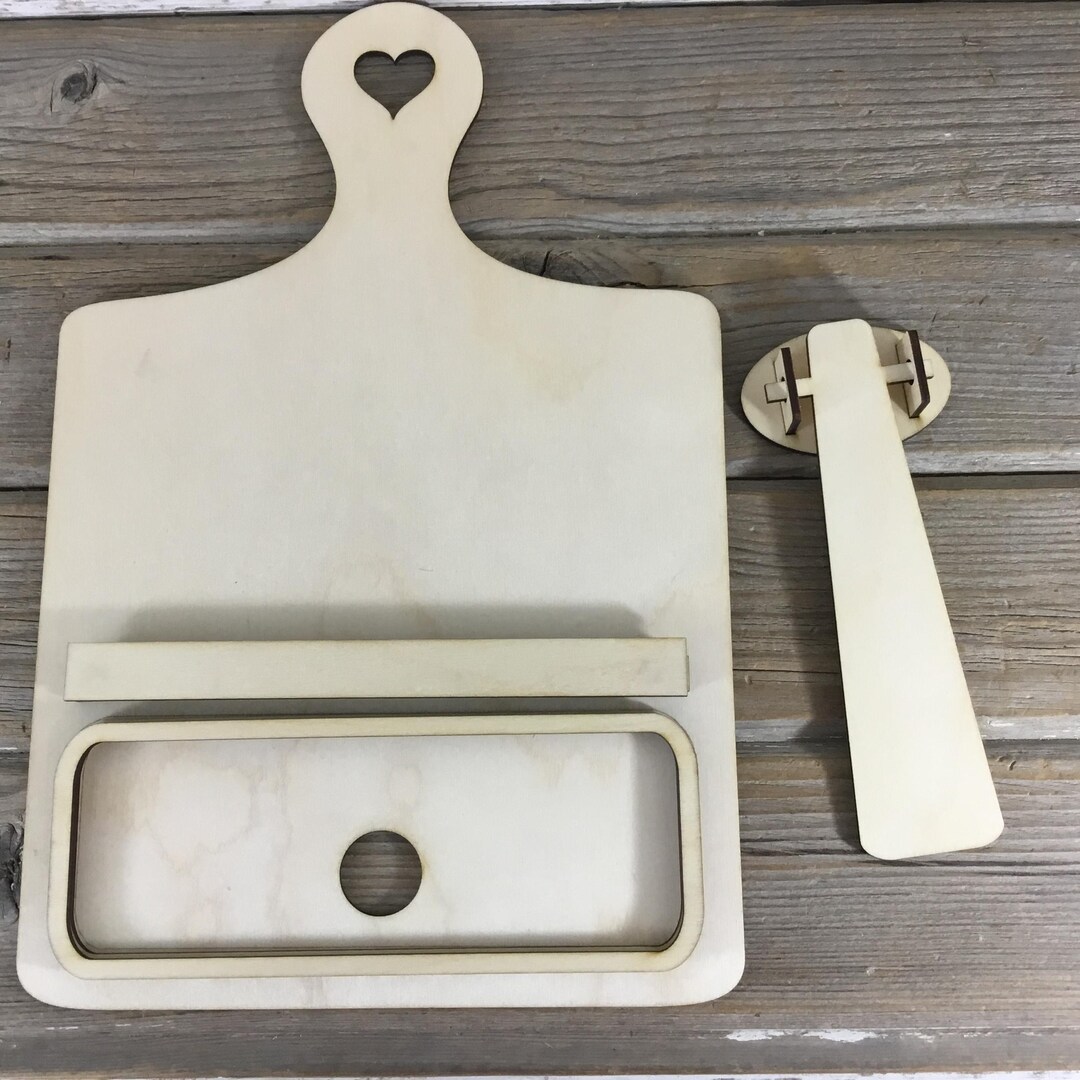 Interchangeable Farmhouse Breadboard Unpainted DIY Paint Kit - Etsy