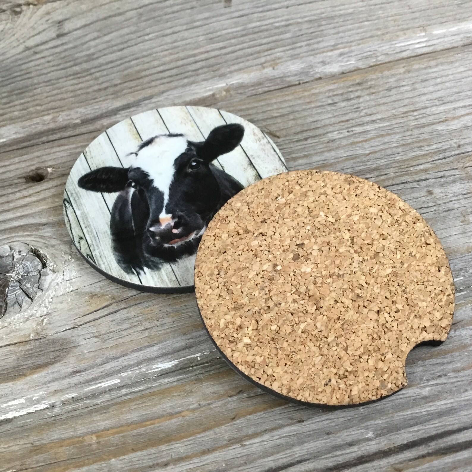 Holstein Cow Car Coasters, Set of 2 Car Coasters - Etsy