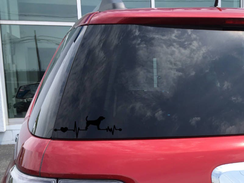 Beagle Decal Beagle Car Decal Beagle Hound Dog Hunting | Etsy