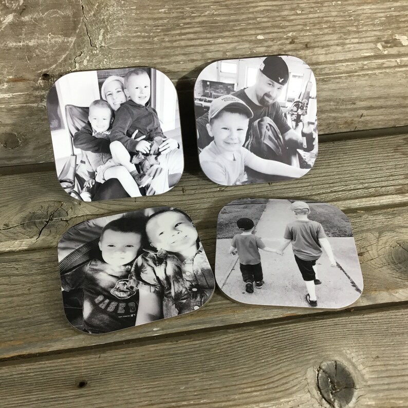 Personalized Coasters Set of 4 Coasters Photo Coasters | Etsy