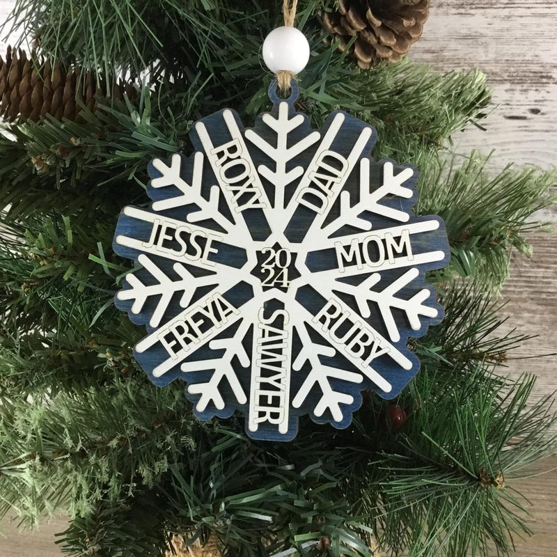 Snowflake Ornament - Etsy