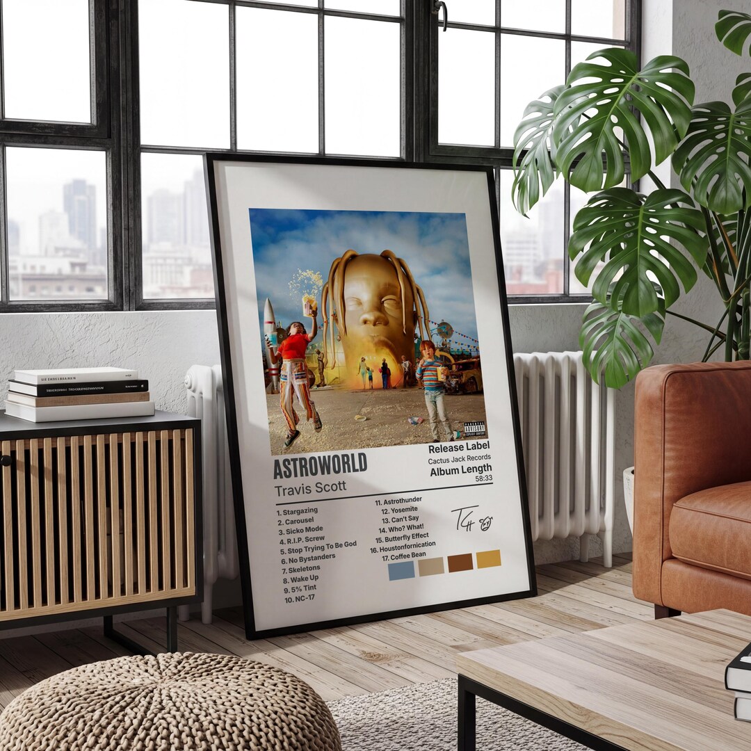 Astroworld Album Cover Poster | Rolled Poster - Etsy