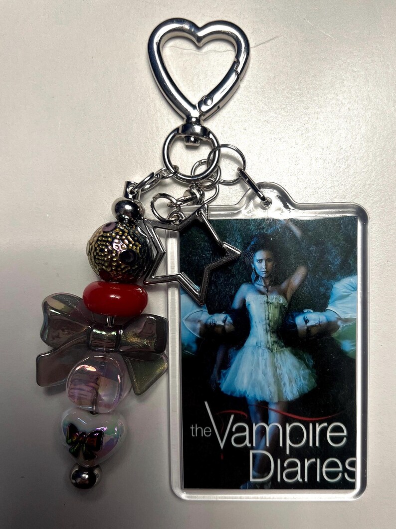 The Vampire Diaries Keychain - Etsy