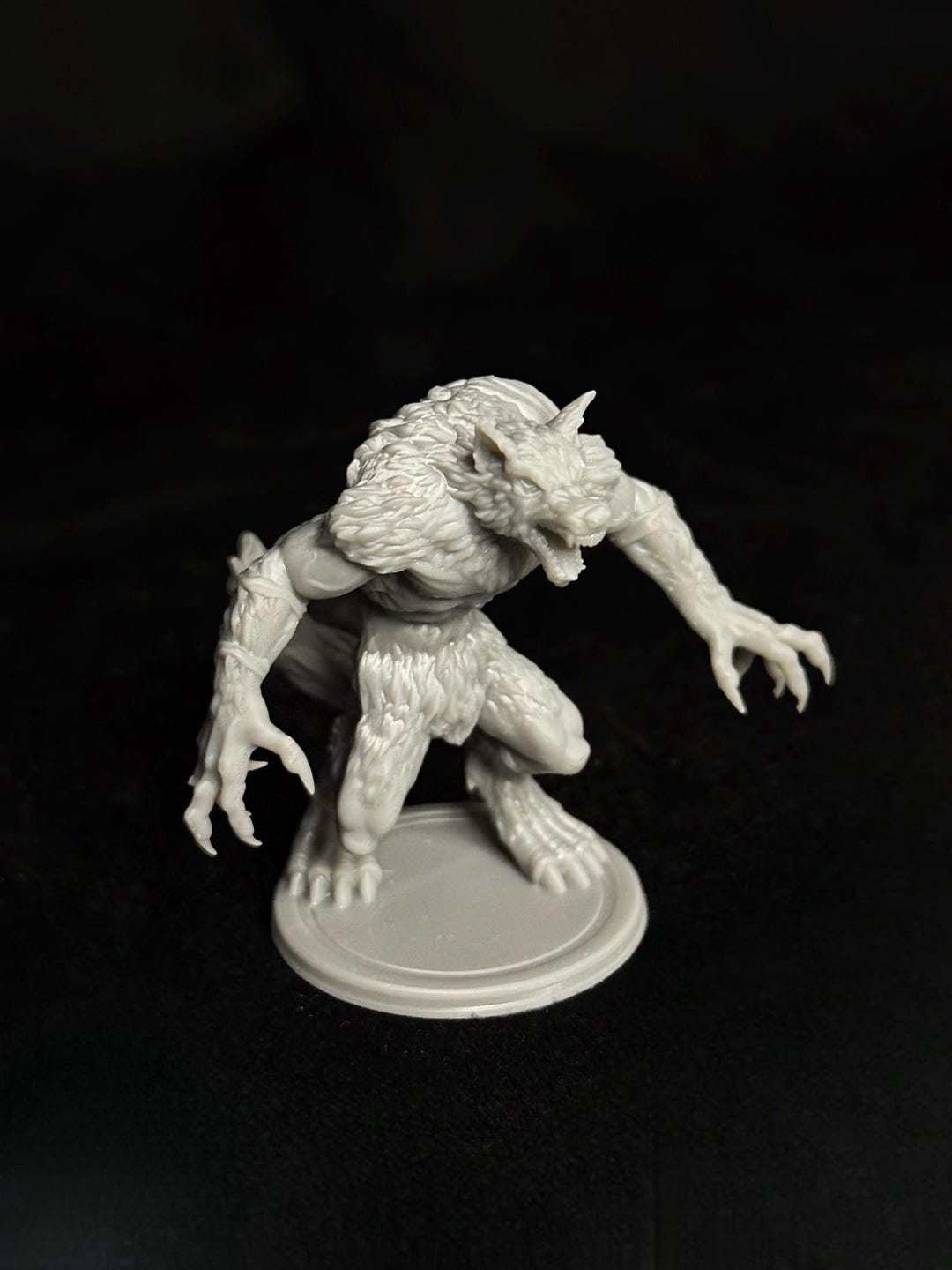 Werewolf TTRPG Mini (unpainted) - Etsy