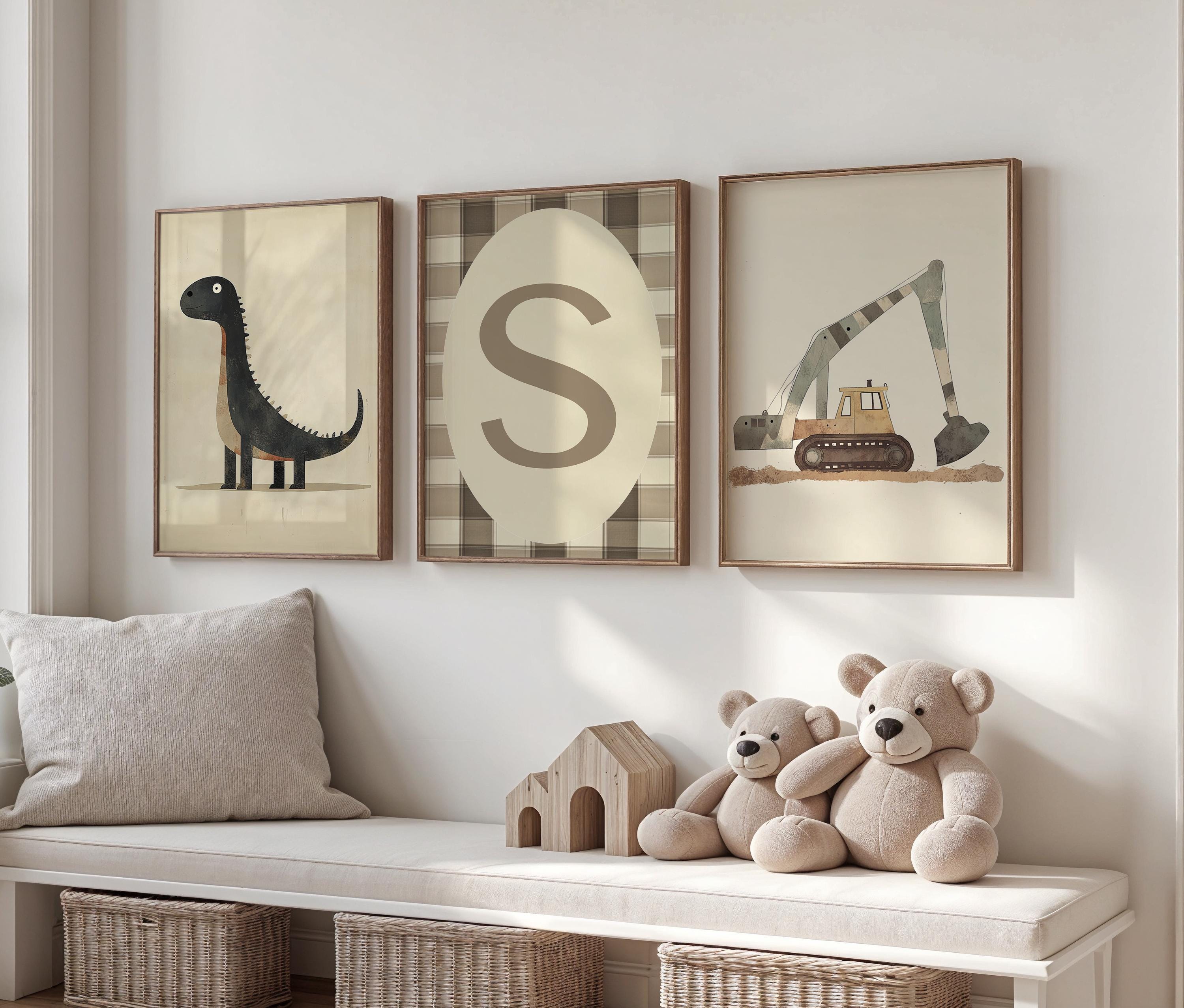 100+ Neutral Boys Room Wall Art Set, Boy Nursery Wall Art Decor, Boy ...