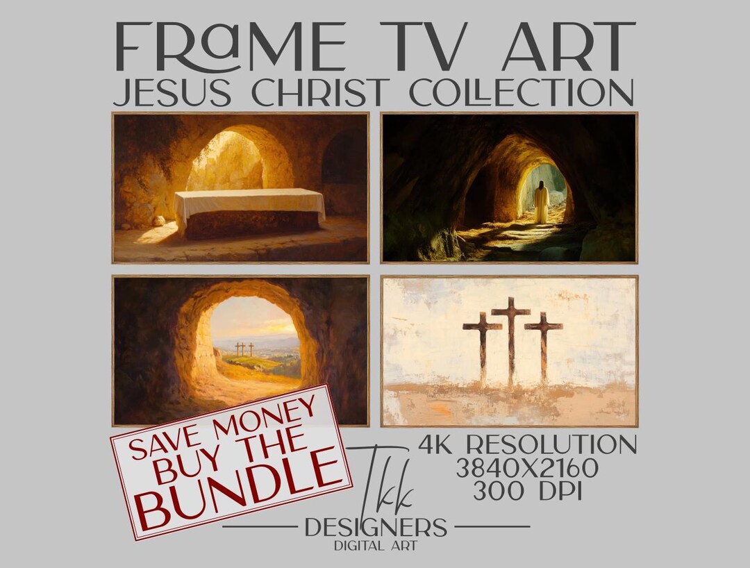 Easter Jesus Christ Frame TV Art: Christian Digital Download - Etsy