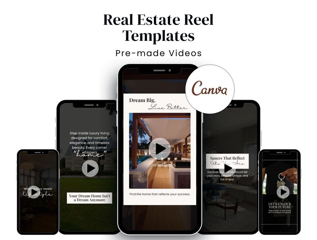 130 Real Estate Reels Template, Templates for Realtors, Videos Mega ...