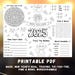 New Years 2025 Activity Placemat, New Years Coloring 2025, Kids ...